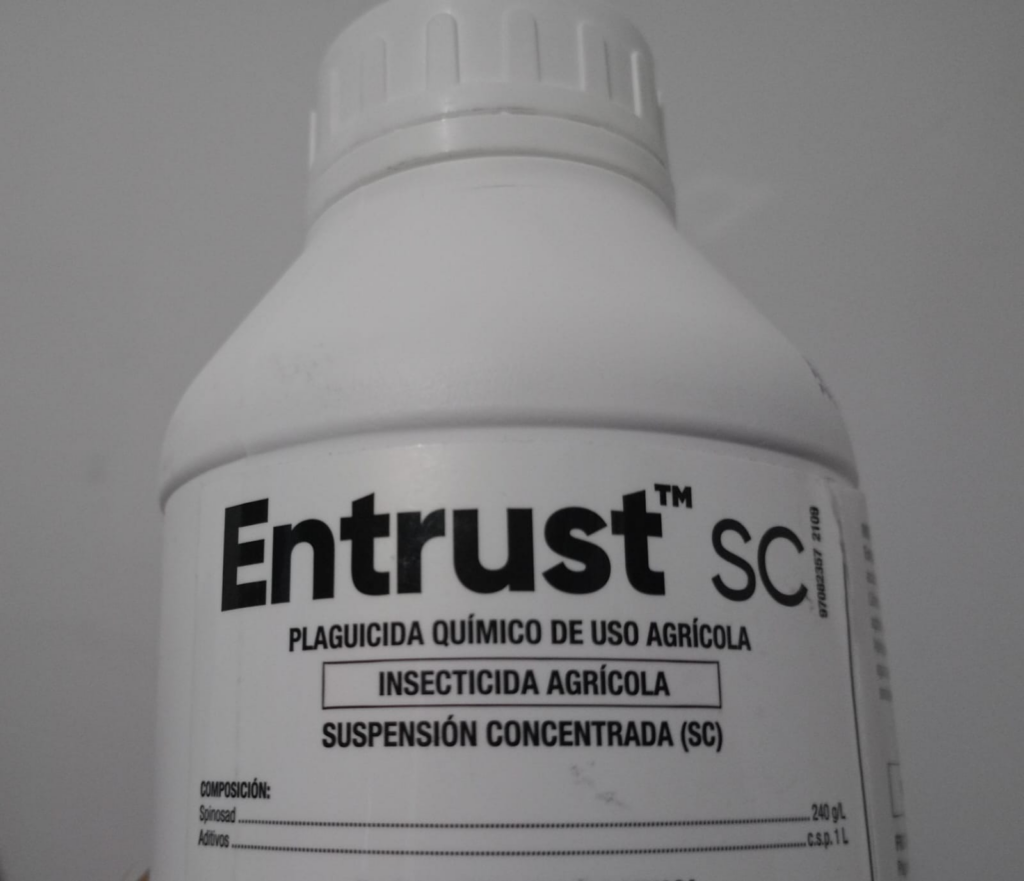 Entrust SC 240 Insecticida Spinosad 1 Lt y 100 cc Uso agrícola