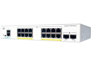 Switch Cisco Catalyst C1000-16P-2G-L Conmutador de red, 16 p