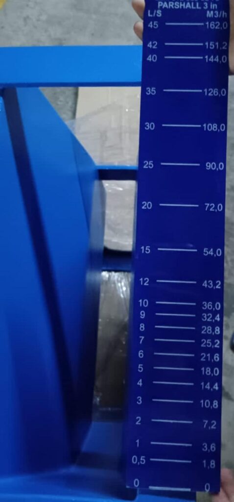 Canal parshall prefabricado | Diseño y fabricación caudalímetro