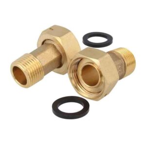 Racor de bronce conector para medidor de agua